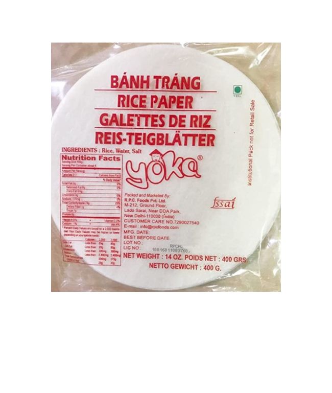 Yoka – Rice Paper Sheets, 400 gm – Resto Rashan