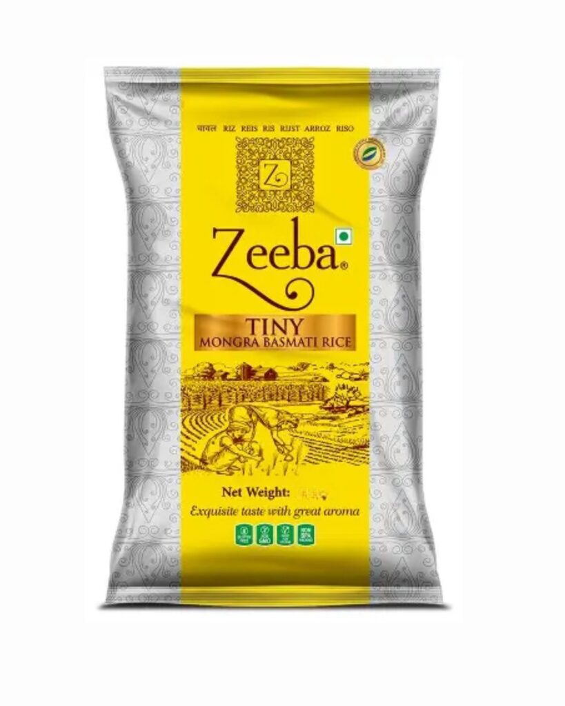 Zeeba TINI MUNGRA RICE – 30 KG – Resto Rashan